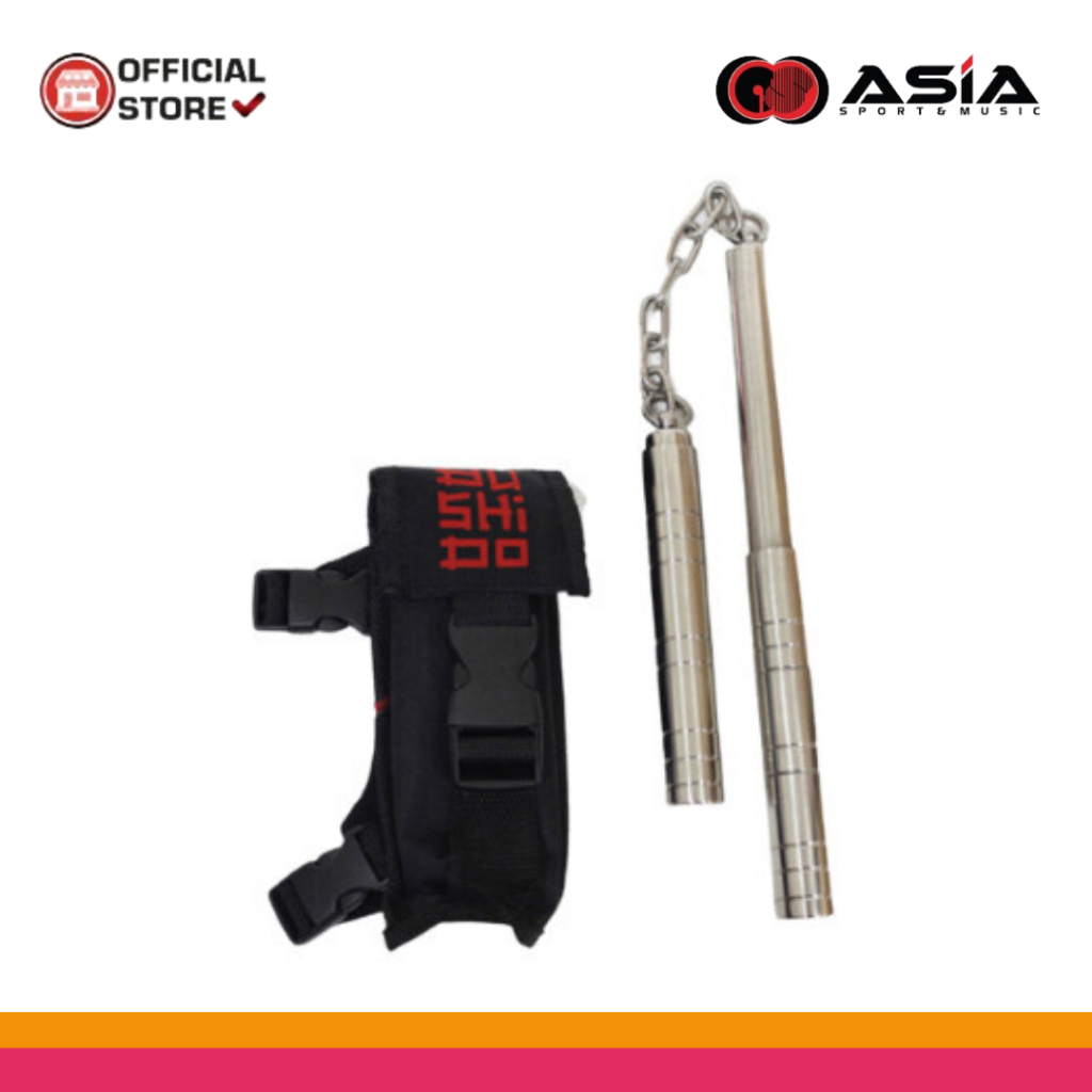 Jual Double Stick Bushido Steel Silver + Bag | Nunchaku | Shopee Indonesia
