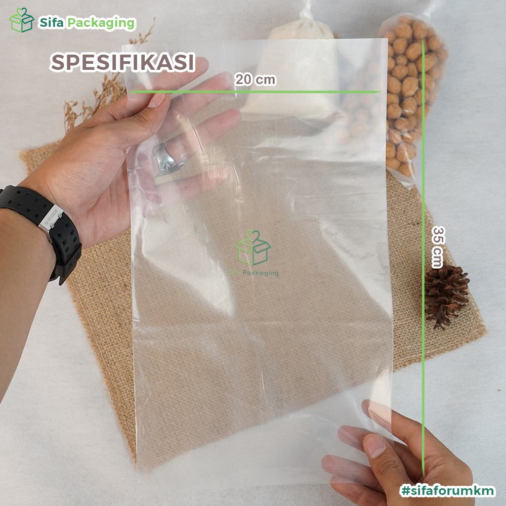 Jual Plastik PE Isi 250 Gram Bening Plastik Es Batu Minyak Telur Beras ...