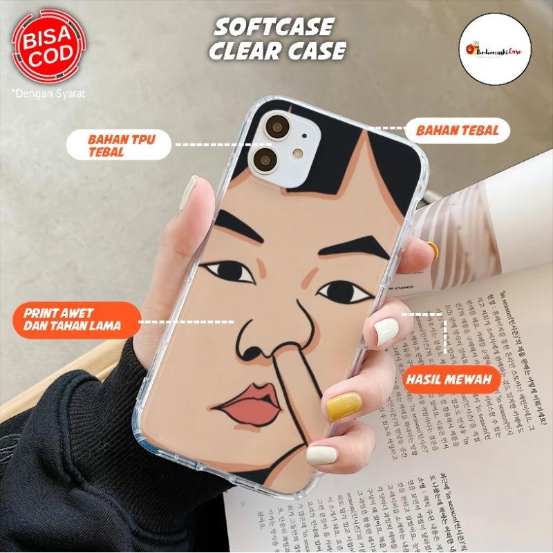 Jual Softcase Clear Transparan Tebal Melting Lucu All Type | Shopee ...