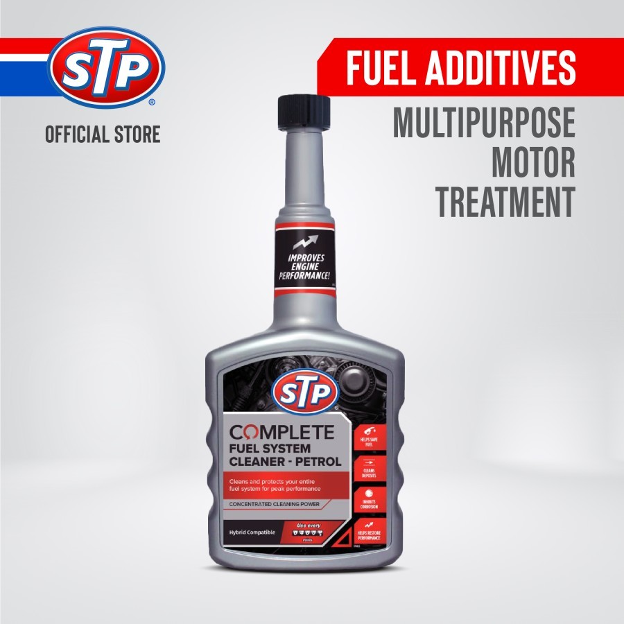 Jual STP - Petrol Complete Fuel System Cleaner 400 mL Campuran Bensin ...