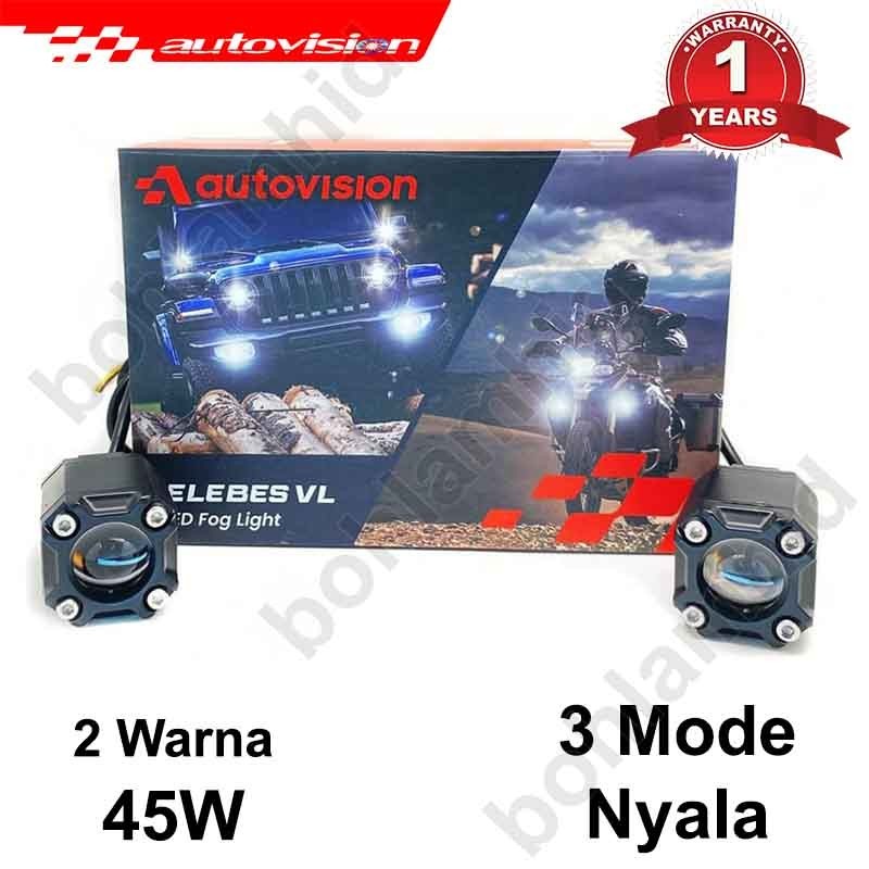 Jual Lampu Tembak Bi LED Autovision Celebes VL 45W Projektor 2Warna ...