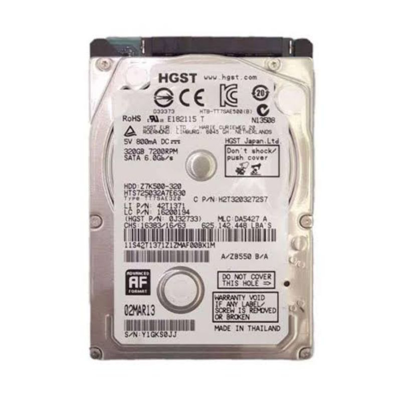 Jual Hardisk Laptop - Hardisk PS- Hardisk Sata 2.5 inch- HDD Laptop PS ...