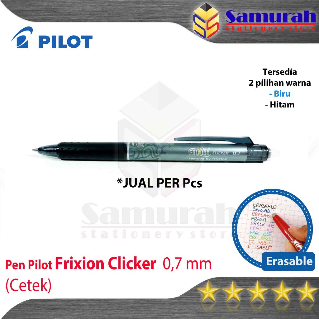Jual Ballpoint Pilot Frixion Clicker Erasable 0.7 mm / Pulpen Per Pcs ...
