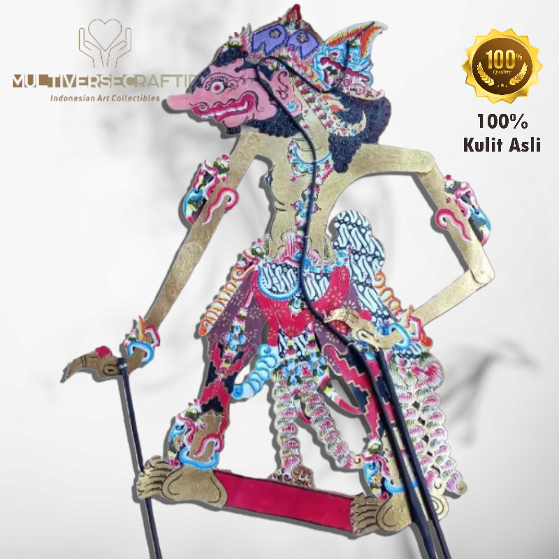 Jual Wayang Kulit Asli DURSASANA / DURSOSONO 60 cm Standar Dalang ...