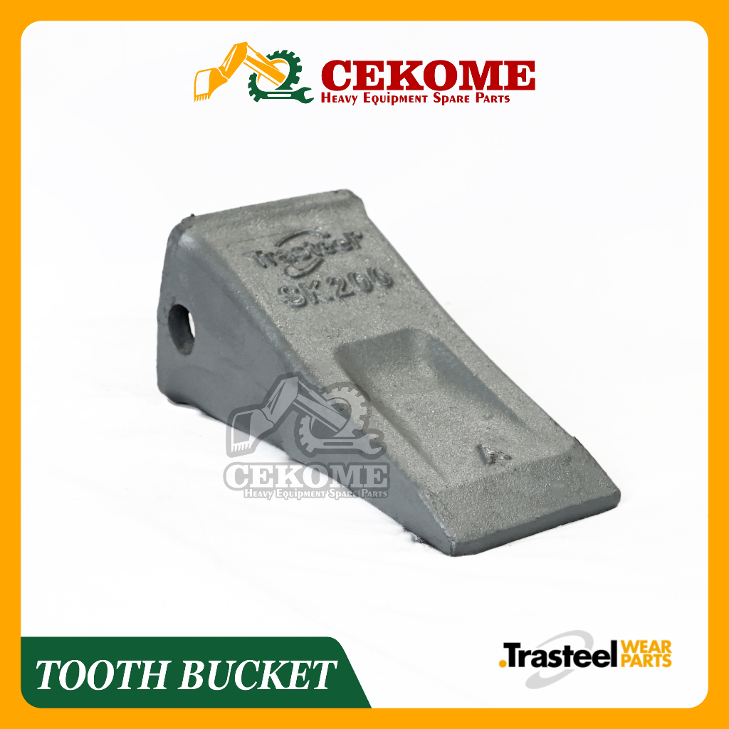 Jual Kuku Bucket Excavator Kobelco SK200 Trasteel Tooth Bucket Tipe ...