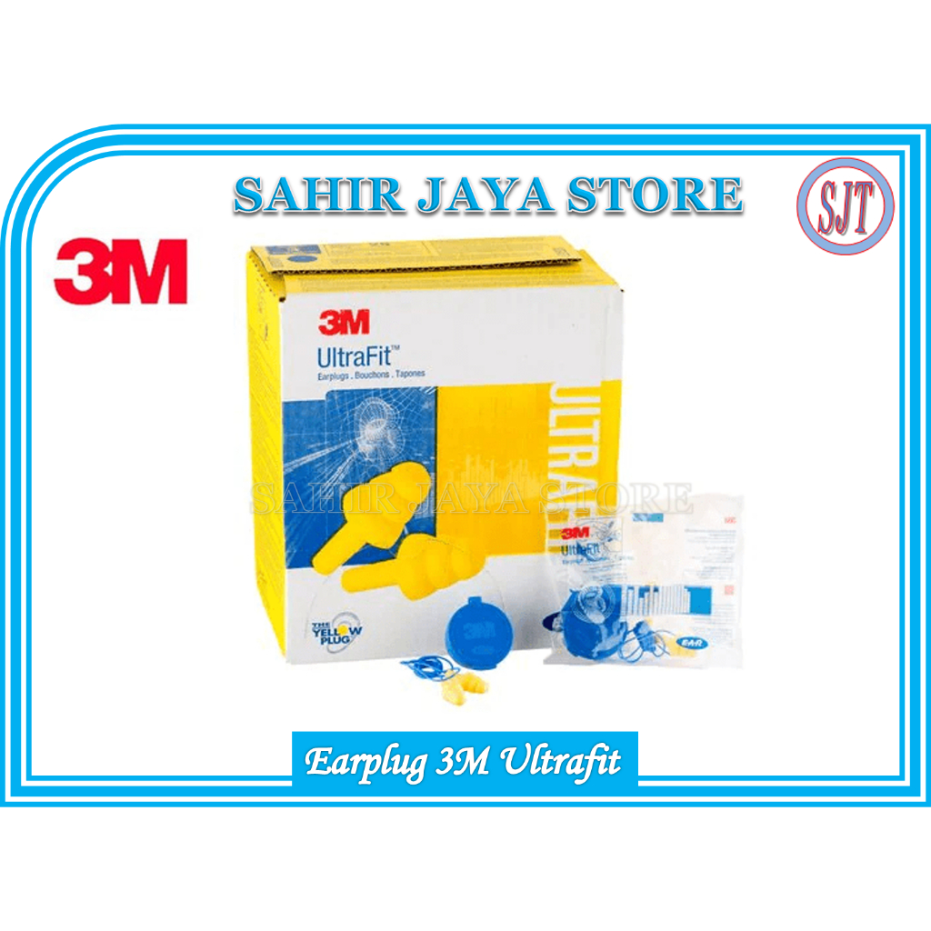 Jual Earplug Safety Earplug 3M ultrafit 4002 with casing ear plugs ...