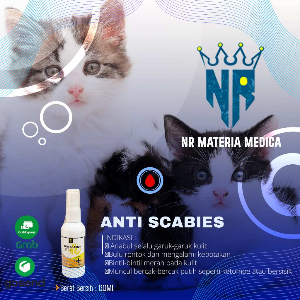 Jual Obat Gudig Kucing 60 ml - Obat Scabies Kucing 60 ml - Obat Scabies ...