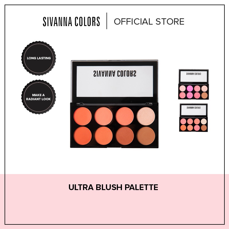 Jual Blush Sivanna | Ultra Blush Palette - HF319 | Kosmetik Wajah | Tahan Lama | Pigmented ...