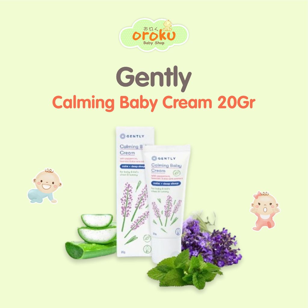 Jual GENTLY CALMING BABY CREAM 20GR / KRIM PENGHANGAT DAN PEREDA KOLIK ...