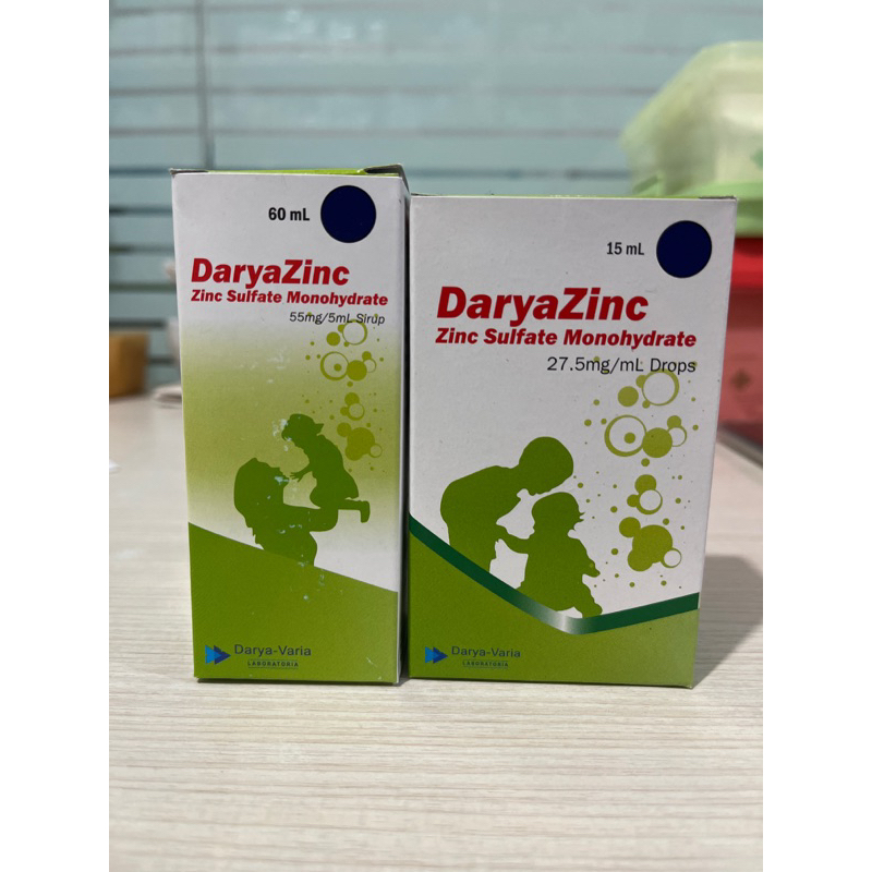 Jual DaryaZinc Sirup 60ML dan Drop 15ML | Shopee Indonesia