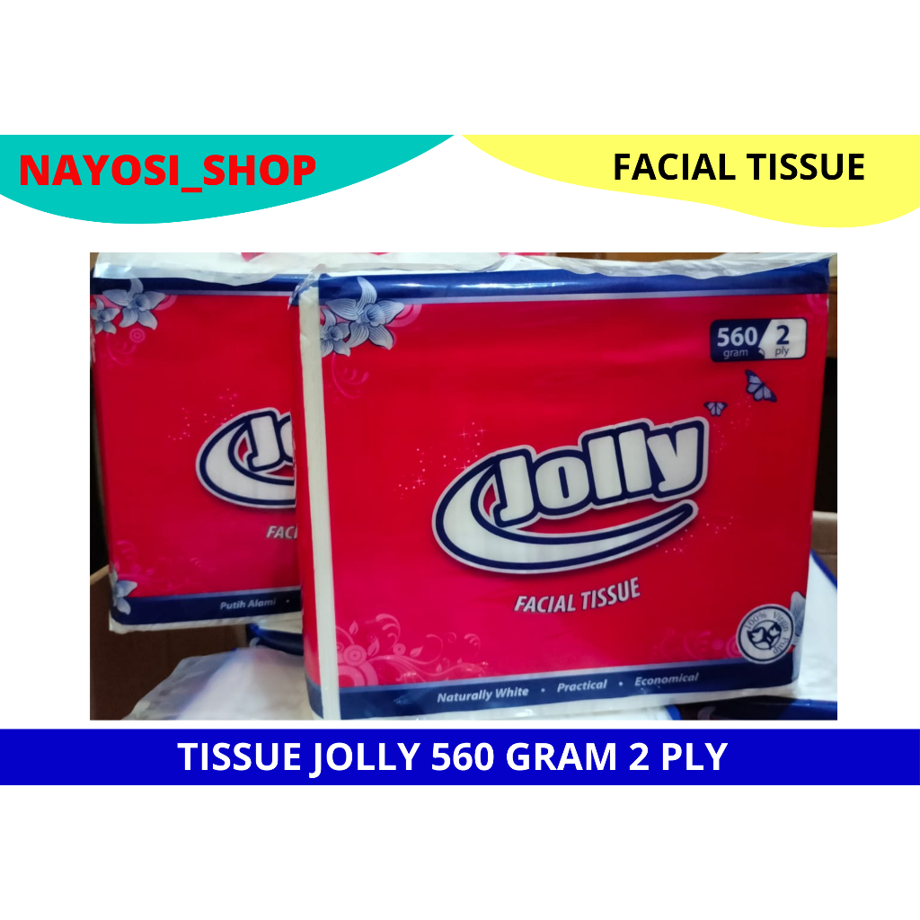 Jual Promo Tissu Jolly 560 Gram Facial tissue Kiloan Murah | Shopee ...
