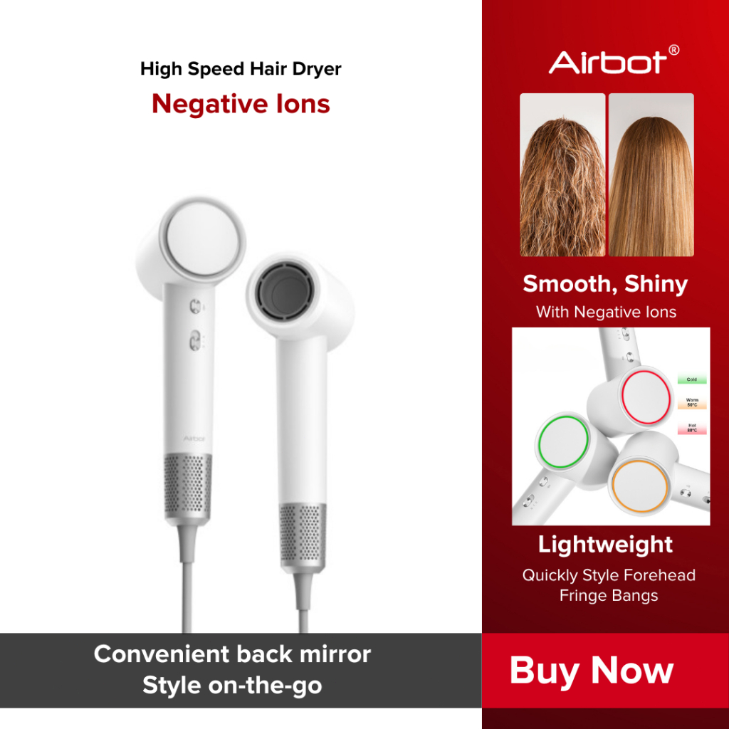 Jual Airbot Aria Lite High Speed Hair Dryer | 2 Mins Fast Drying ...