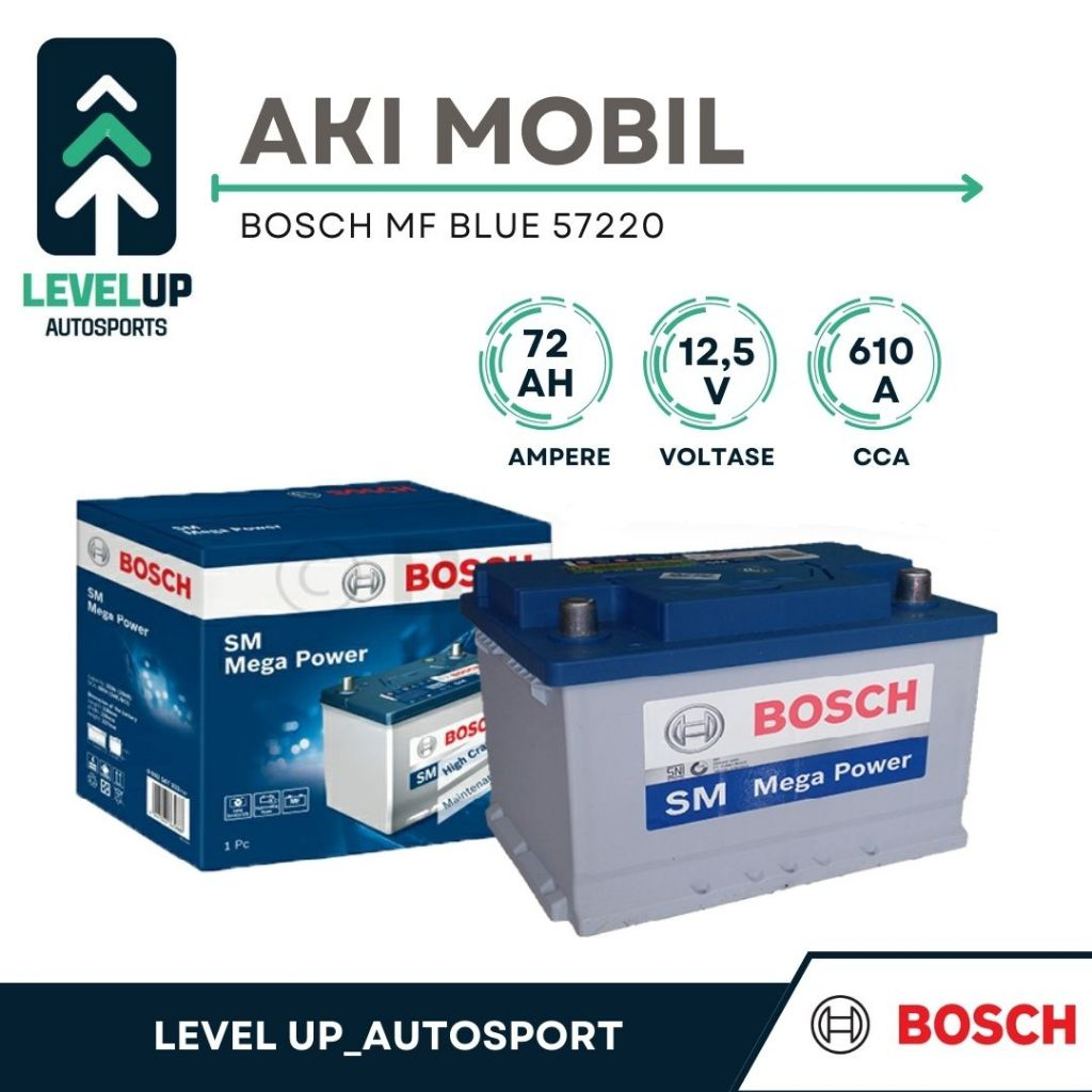 Jual Aki Mobil Innova Reborn Diesel BOSCH MF DIN 57220 | Shopee Indonesia