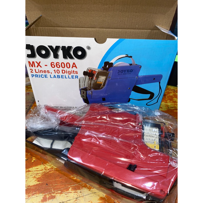 Jual Tembak Harga / Alat Label Harga JOYKO MX - 6600A 2 Lines, 10 ...