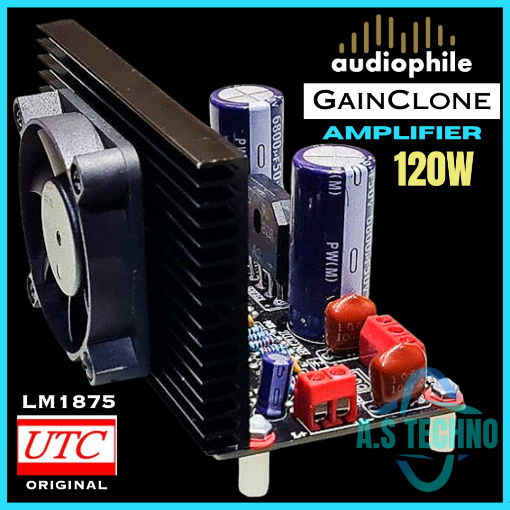 Jual Amplifier Gainclone Stereo LM1875 HIFI Quality 120W | Shopee Indonesia