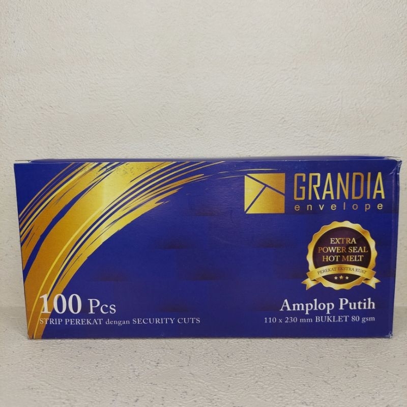Jual AMPLOP PUTIH BESAR GRANDIA BUKLET 80GSM | Shopee Indonesia