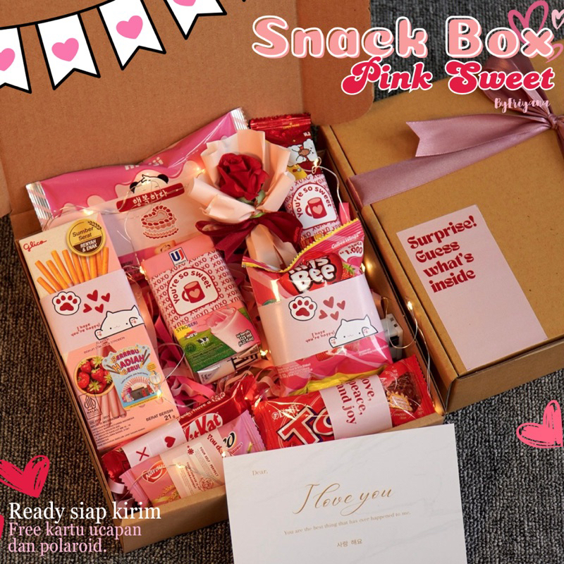 Jual Hampers Snack Box Set Kado Jajan Makanan Minuman Makanan Ringan ...