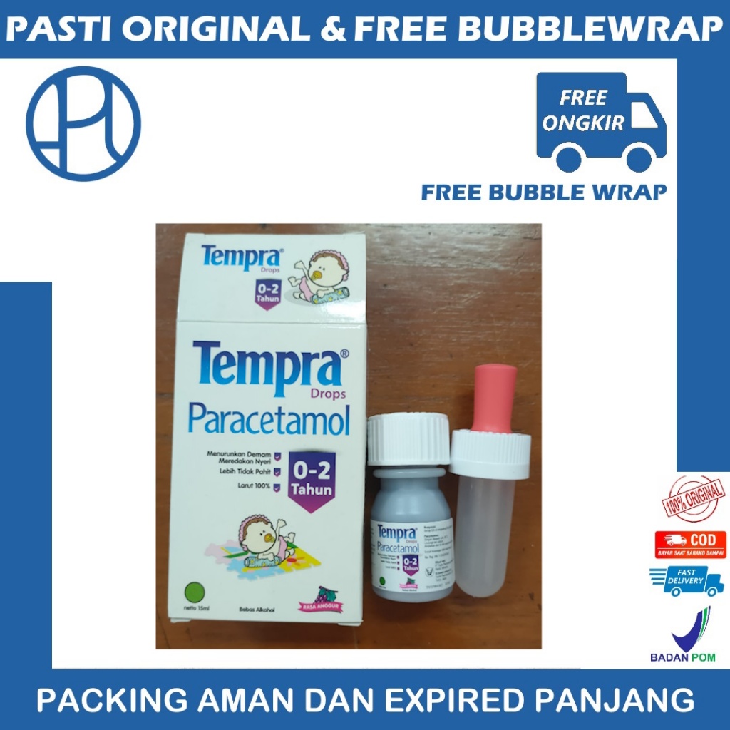 Jual TEMPRA DROPS 0-2 TAHUN RASA ANGGUR DROPS 15 ML TEMPRA DROP ...