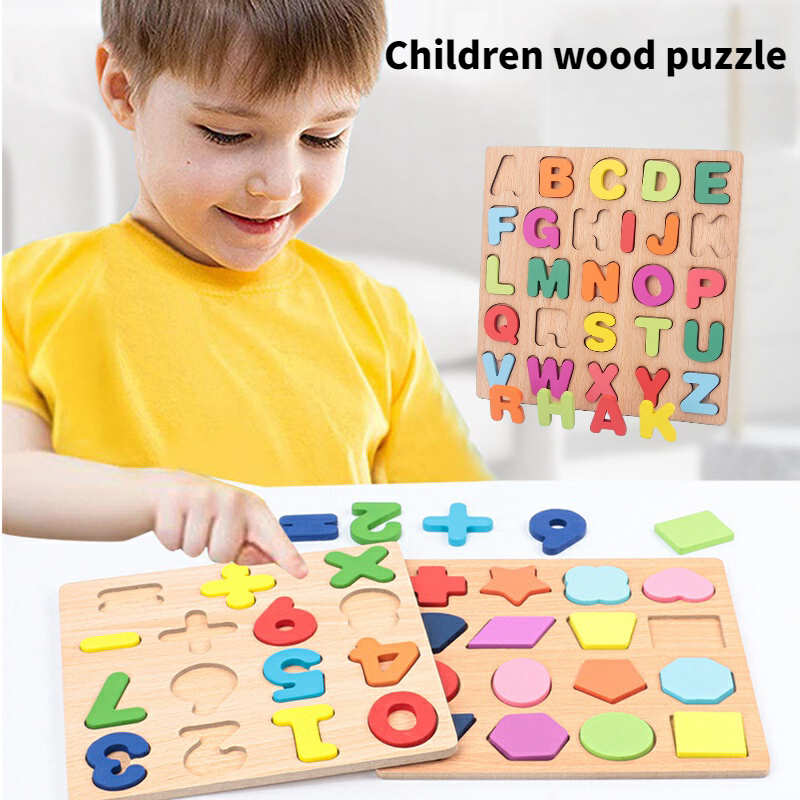 Jual Teka-teki Pendidikan Anak-anak Puzzle 3d Wooden Toys Edukasi Anak ...