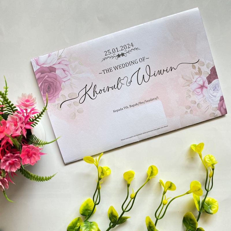 Jual Undangan Nikah Tema Ungu Undangan Tasyakuran Undangan Nikah ...