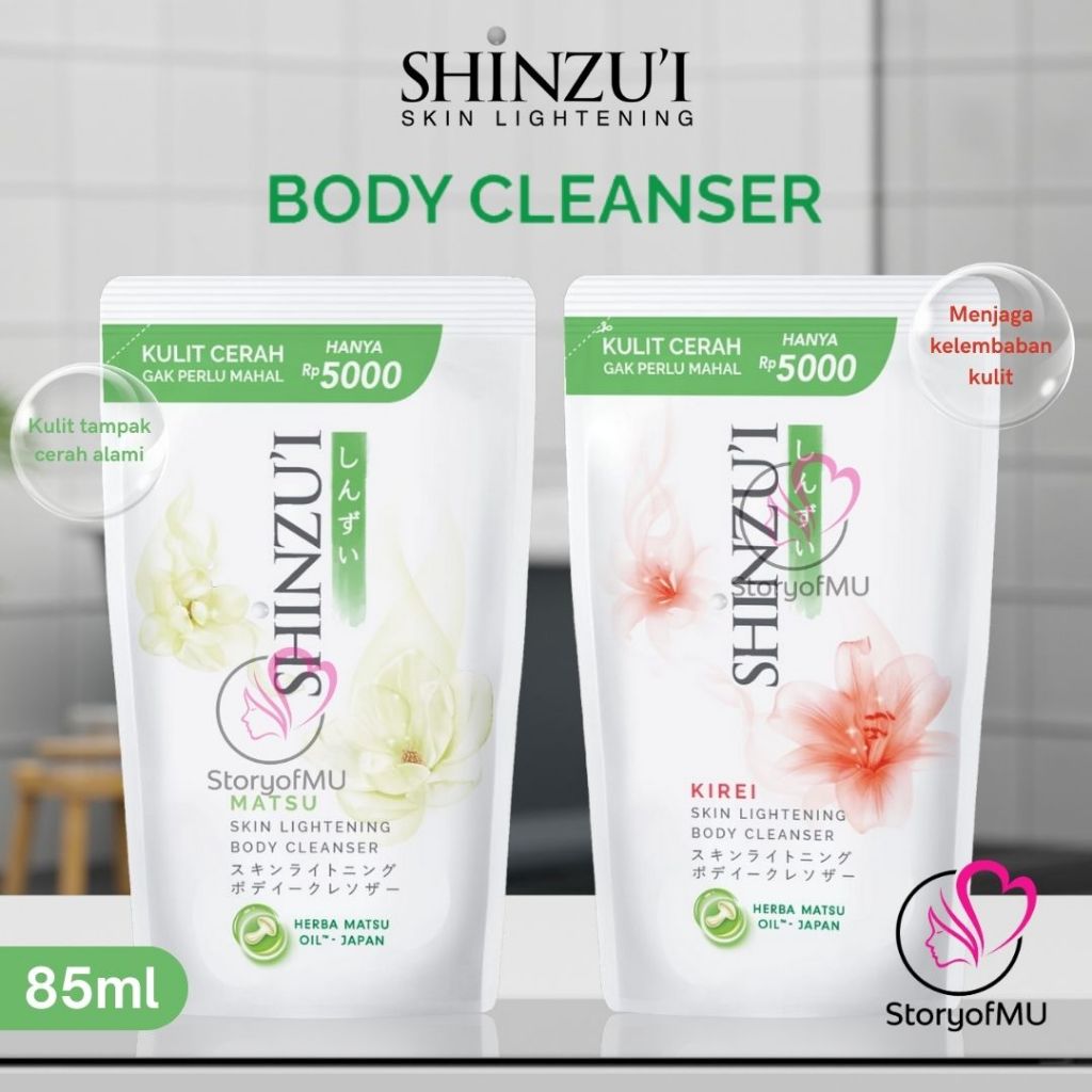 Jual SHINZUI Body Cleanser 85ml REFILL Travel Size - Sabun Mandi Cair ...