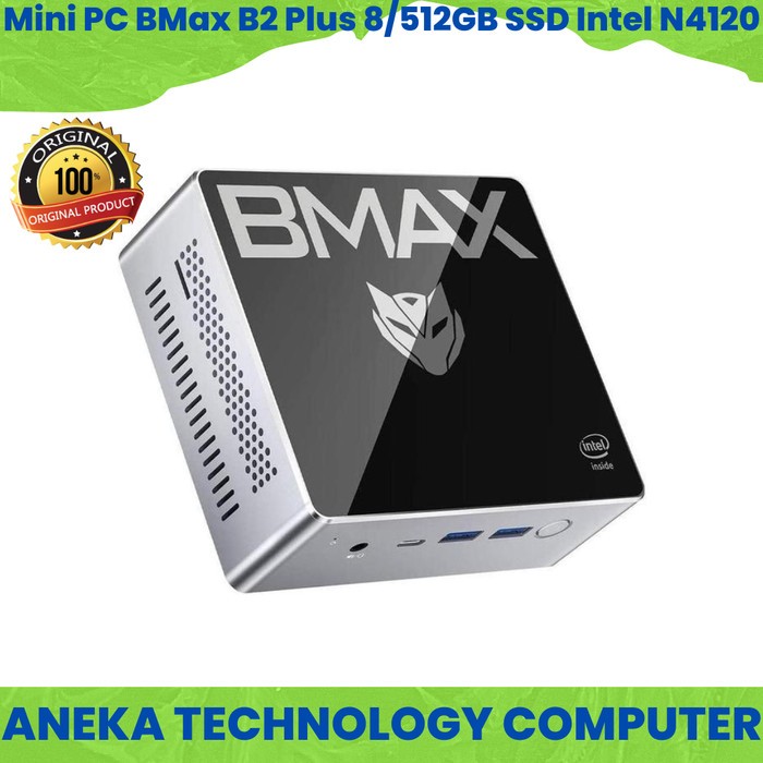 Jual Mini PC BMax B2 Plus 8/512GB SSD Intel N4120 4K HDMI Windows 11 Pro | Shopee Indonesia