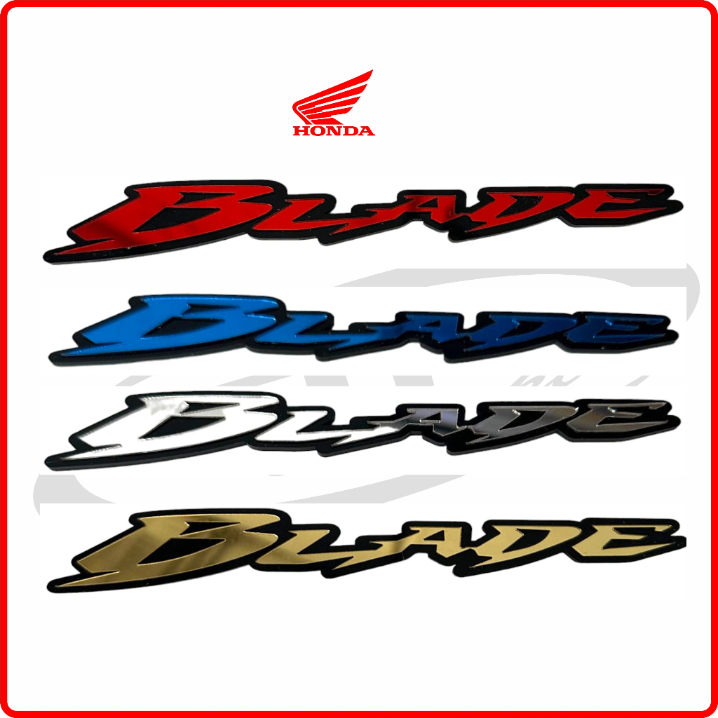 Jual Emblem Honda Blade Logo Motor 3D Akrilik Variasi Modip bukan ...