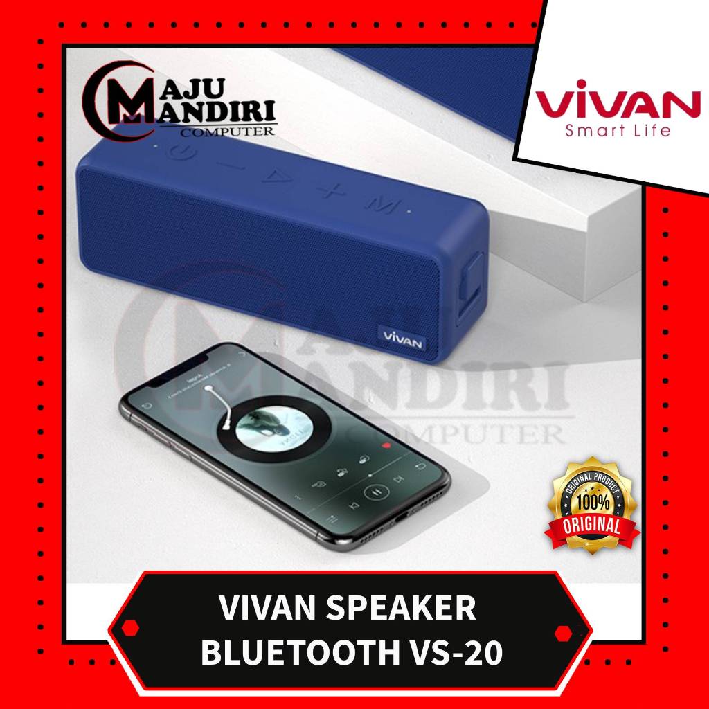 Jual Speaker Bluetooth VIVAN VS20 Wireless Audio Portable Mega Bass ...