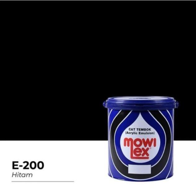 Jual Cat Tembok Mowilex E-200 Hitam Acrylic Emulsion - 20 Liter ...