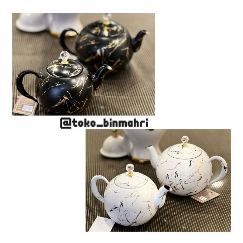 Jual TURKISH TEAPOT MARBLE SET | Shopee Indonesia