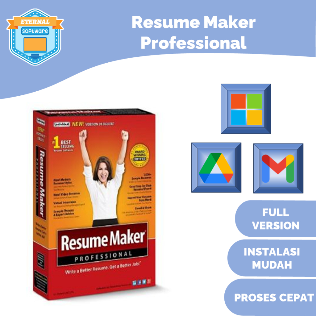 Jual Resume Maker Professional Full Version Aplikasi Windows Pembuat ...