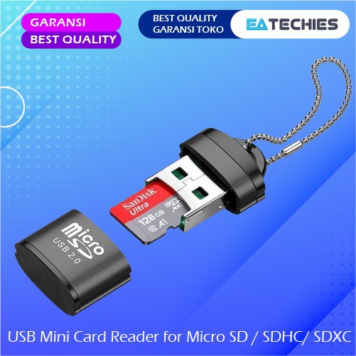 Jual USB Mini Card Reader for MicroSD / Micro SD / SDHC / SDXC ...