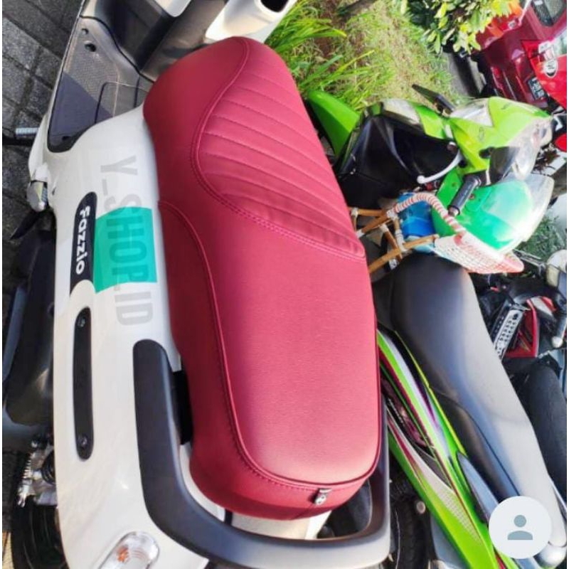 Jual Kulit Jok Custom Modifikasi Yamaha Fazzio Lux Neo Model Caferacer ...