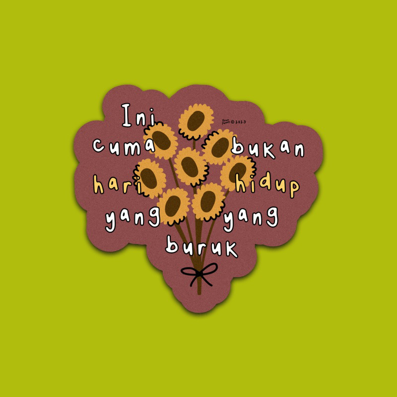 Jual Stiker Hari Baik | Raina Pulang | Shopee Indonesia