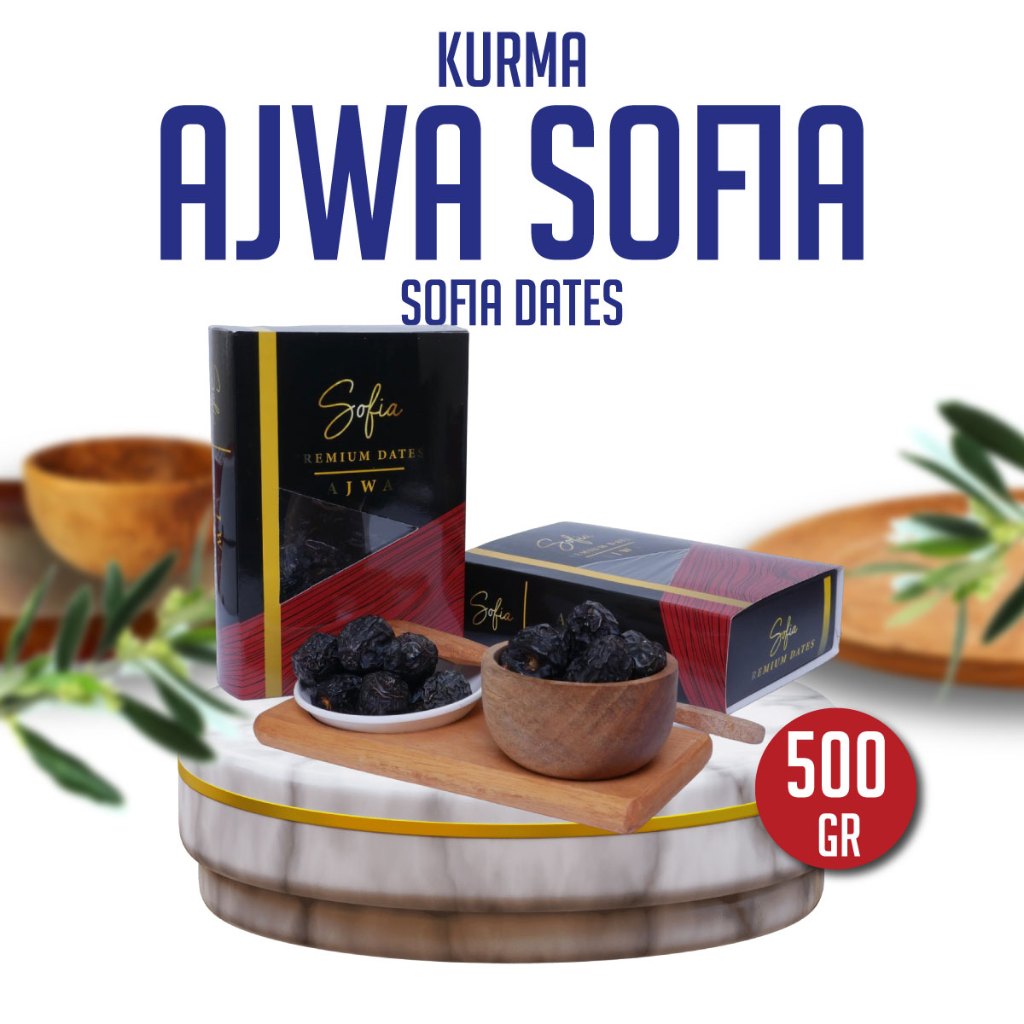 Jual Ajwa Sofia Premium Jumbo 500g - kurma ajwa jumbo 500g - ajwa jumbo | Shopee Indonesia
