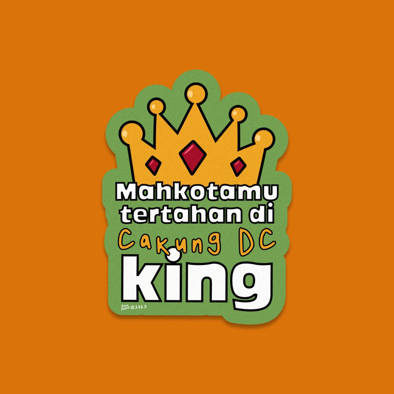 Jual Stiker Mahkota Raja | Raina Pulang | Shopee Indonesia