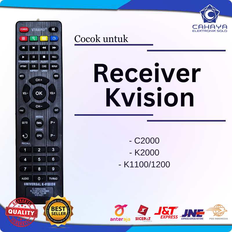 Jual Remot Remote Kvision C2000 K2000 Parabola K-Vision Receiver Rx ...