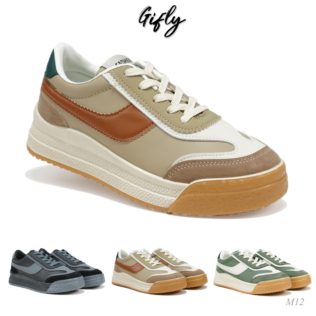 Jual GIFLY Dorothy Sepatu Sneakers Wanita Sport Shoes M12 | Shopee ...