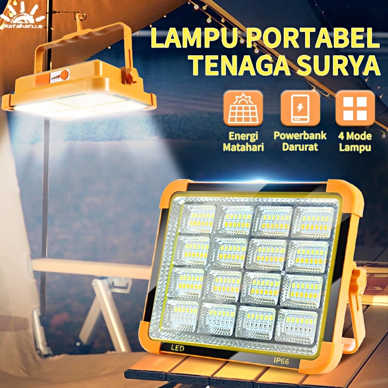 Jual Garansi 5 tahun COD Lampu LED Tenaga Surya 300W – Lampu Darurat ...