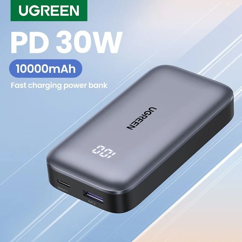 Jual UGREEN PowerBank 10000mAh PD 30W 20W Fast Charging Dual Port PD ...
