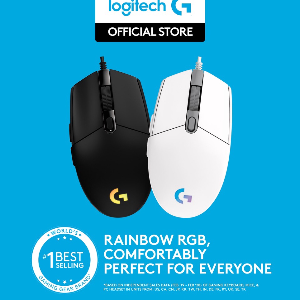 Jual KODE K1K9 Logitech G23 Mouse Gaming Wired RGB Lightsync with Macro ...