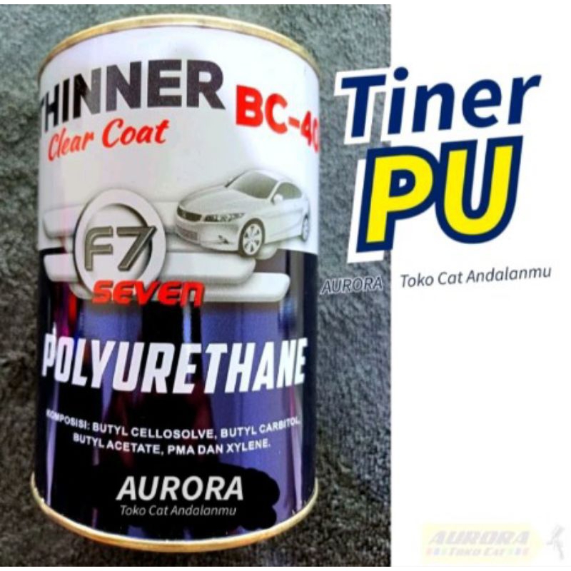 Jual Tiner PU BC-40 F7 Clear Coat 1 Liter Thinner Tinner Kualitas Terbaik Harga Murah | Shopee ...