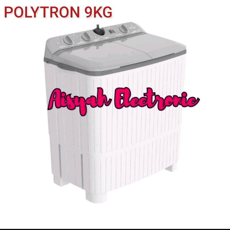 Jual MESIN CUCI POLYTRON 9KG PWM 9076 HIJAB SERIES GARANSI 3 TAHUN ...