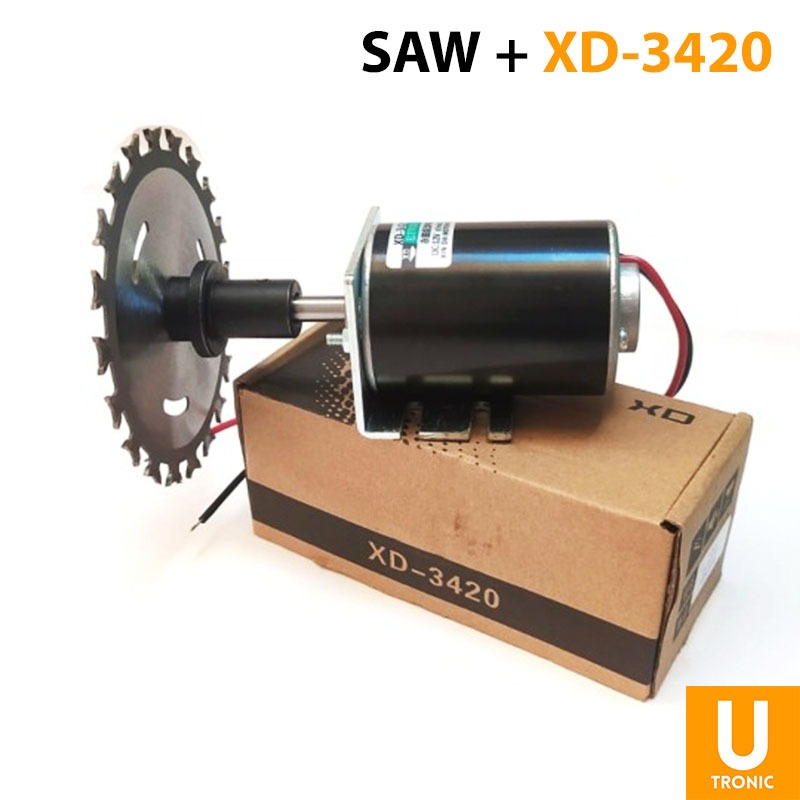Jual Dinamo Motor XD-3420 DC 12V/24V 30W Plus Saw (8195) | Shopee Indonesia