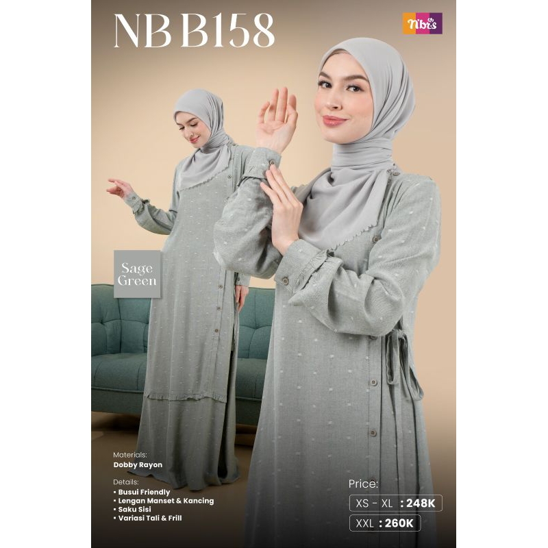 Jual GAMIS NIBRAS NB B158 TERBARU 2024 | Shopee Indonesia