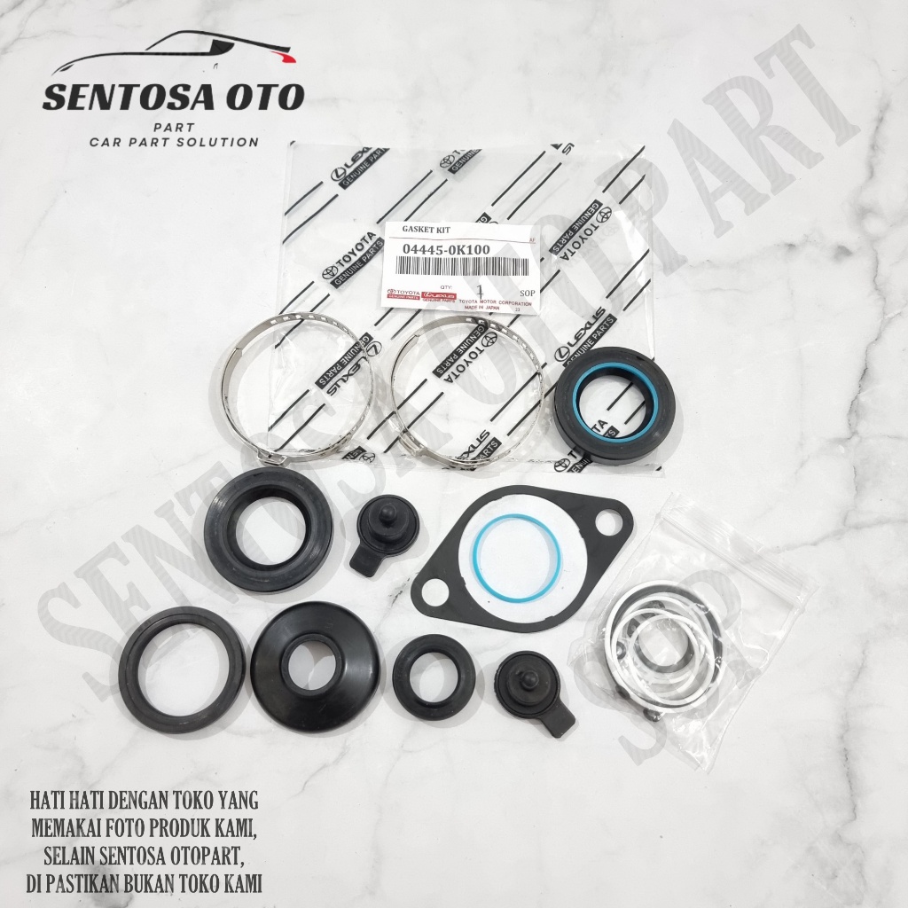 Jual Seal Kit Rack Power Steering Low Sil Kit Bawah Innova Bensin 2004 ...