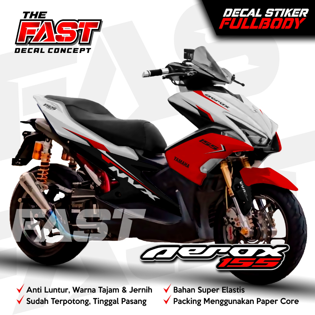 Jual TERBARU Decal Sticker Variasi Fullbody Aerox 155 VVA Old NVX ...