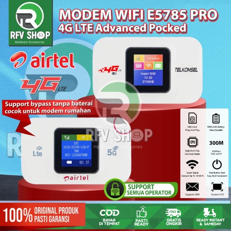 Jual MODEM Portable MiFi E5785 PRO 4G LTE WiFi Support All operator dan ...