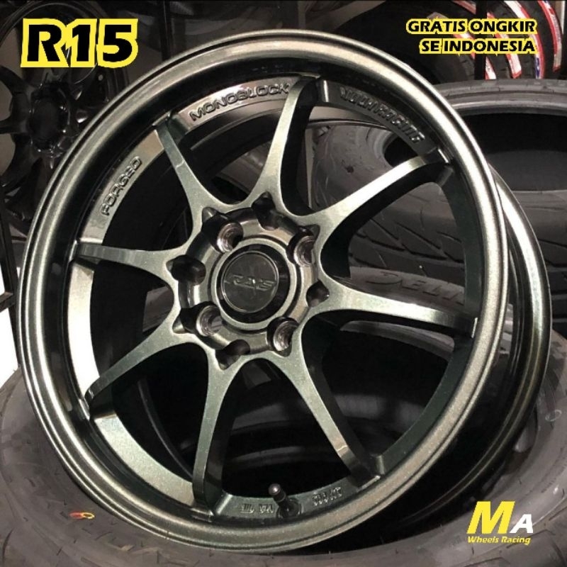 Jual New velg mobil racing ring 15 VOLKRAYS CE28 velg r15 mobil mobilio,agya,ayla,ignis,brio ...