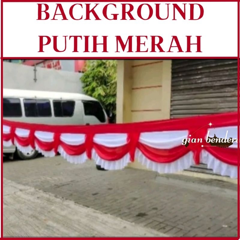 Jual BENDERA BEKGROUND SULTAN MERAH PUTIH ABUTAI 17 agustus | Shopee ...